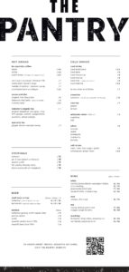 Menu - Hyatt Pantry Restaurant - Wynyard Quarter, Auckland - Coffee ...